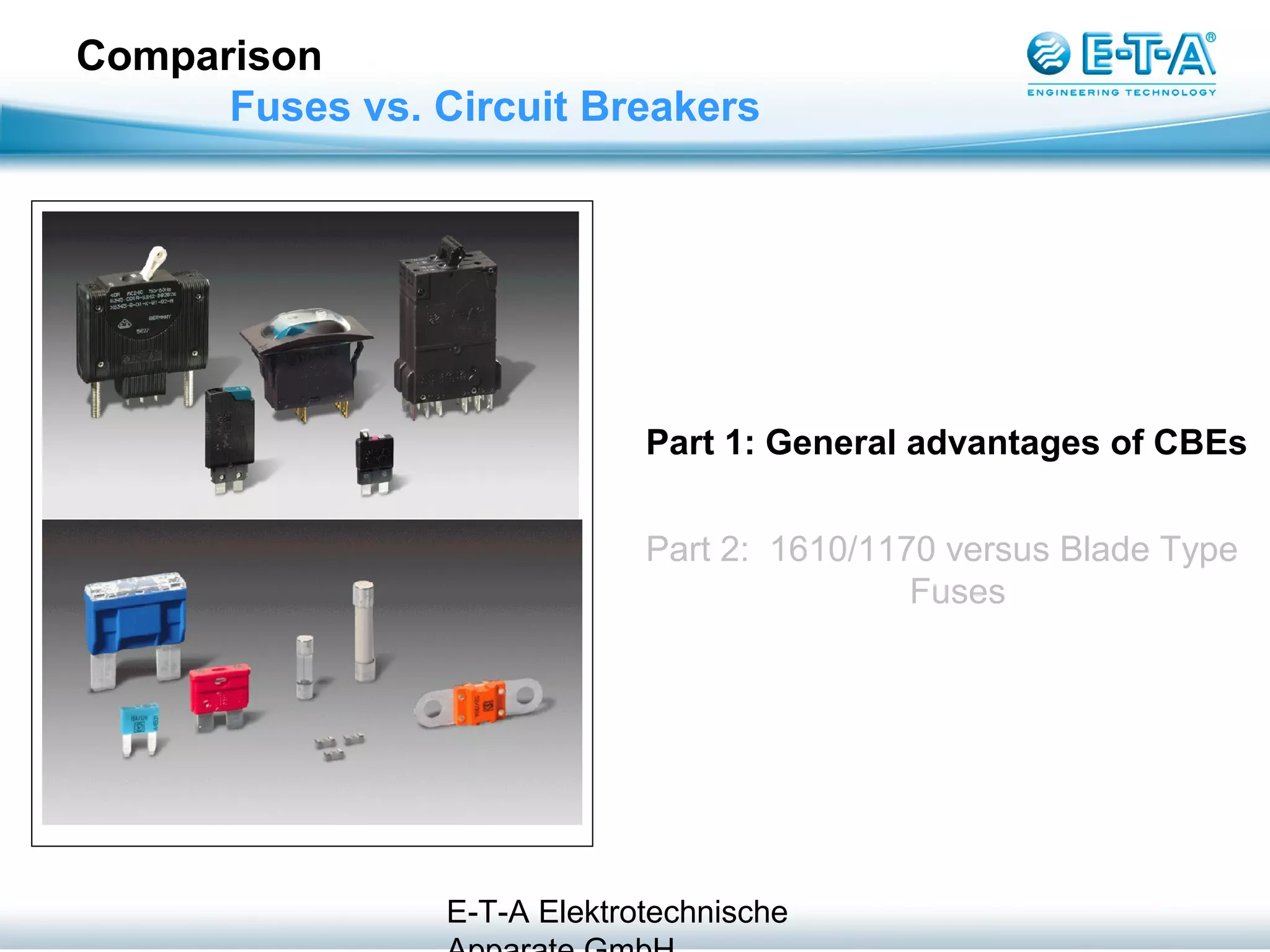 Fuses vs. Circuit Breakers | PPT