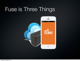 Fuse Technical Presentation | PDF