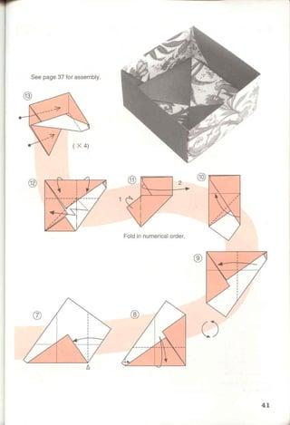 Origami Box Diagrams