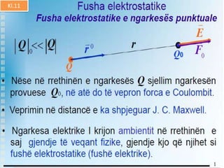 Fusha Elektrostatike. | PPT