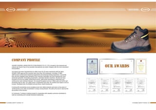 Fusheng Safety Shoes Catalog 2013 | PDF