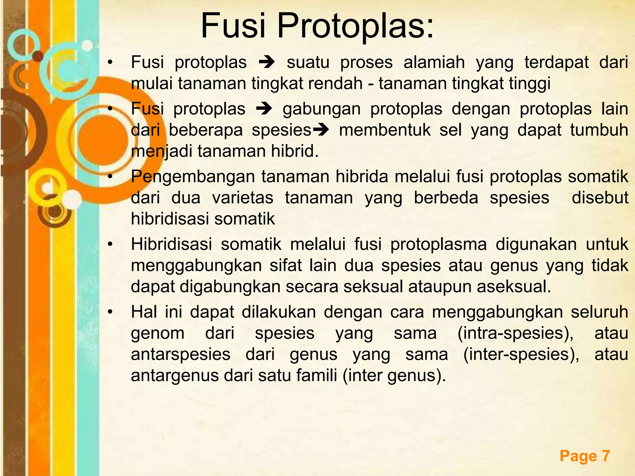 Fusi protoplasma | PPTX