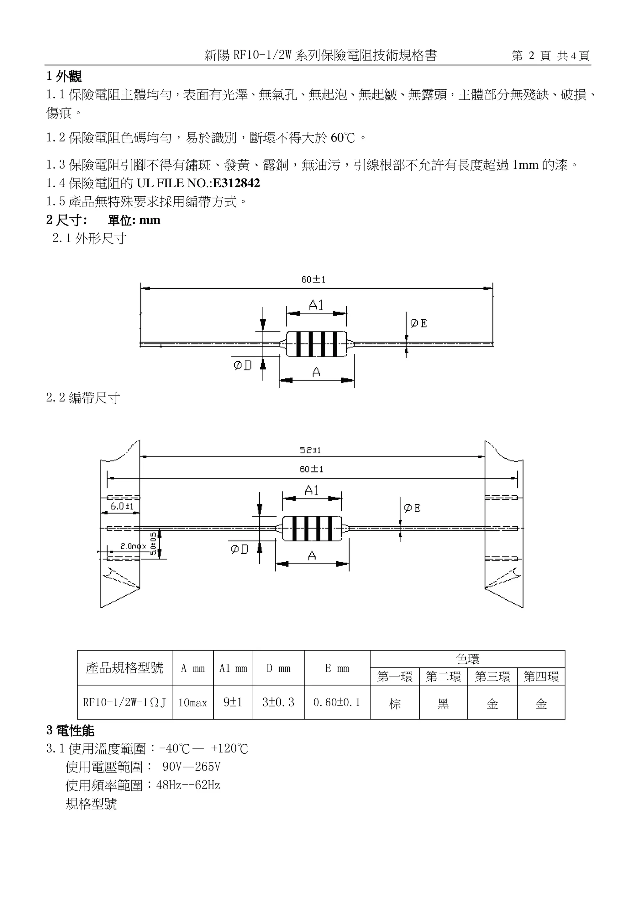 Fusible resistor rf | PDF