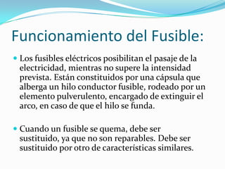 Fusibles | PPTX