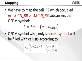 Cell Reference Signal and Mapping | PPT