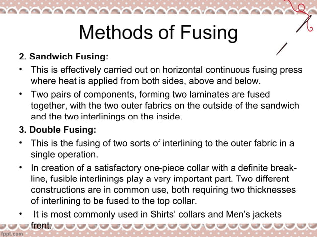 Fusing | PPT | Needlework | Arts and Crafts