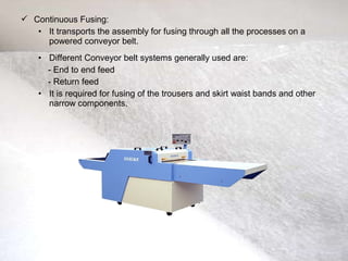 Fusing machinery and equipments | PPT
