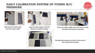 Fusing procedure in Garments Industry | PPTX