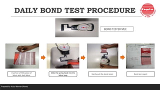 Fusing procedure in Garments Industry | PPTX
