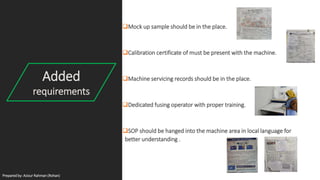 Fusing procedure in Garments Industry | PPTX