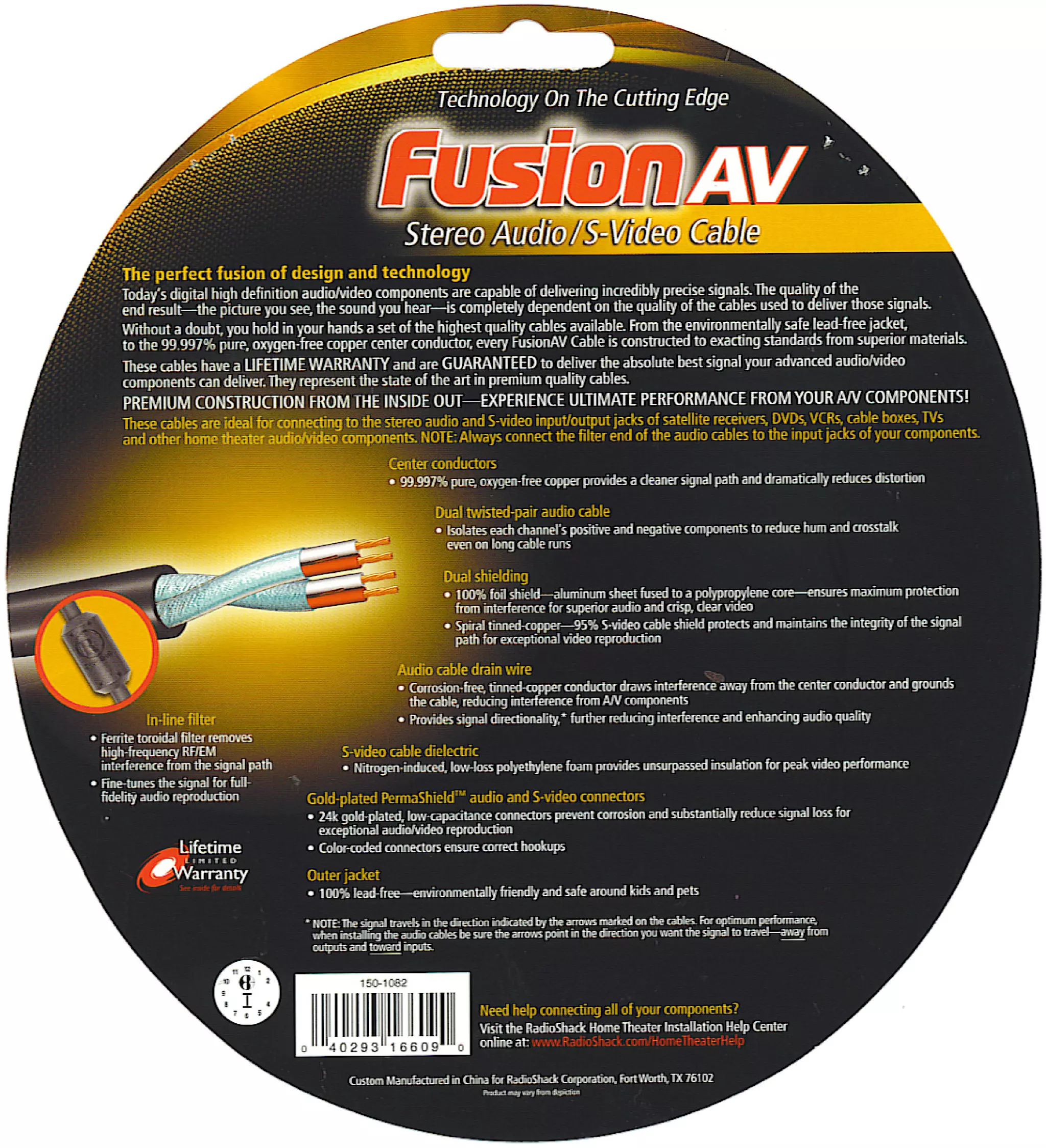 Fusion AV cables | PDF