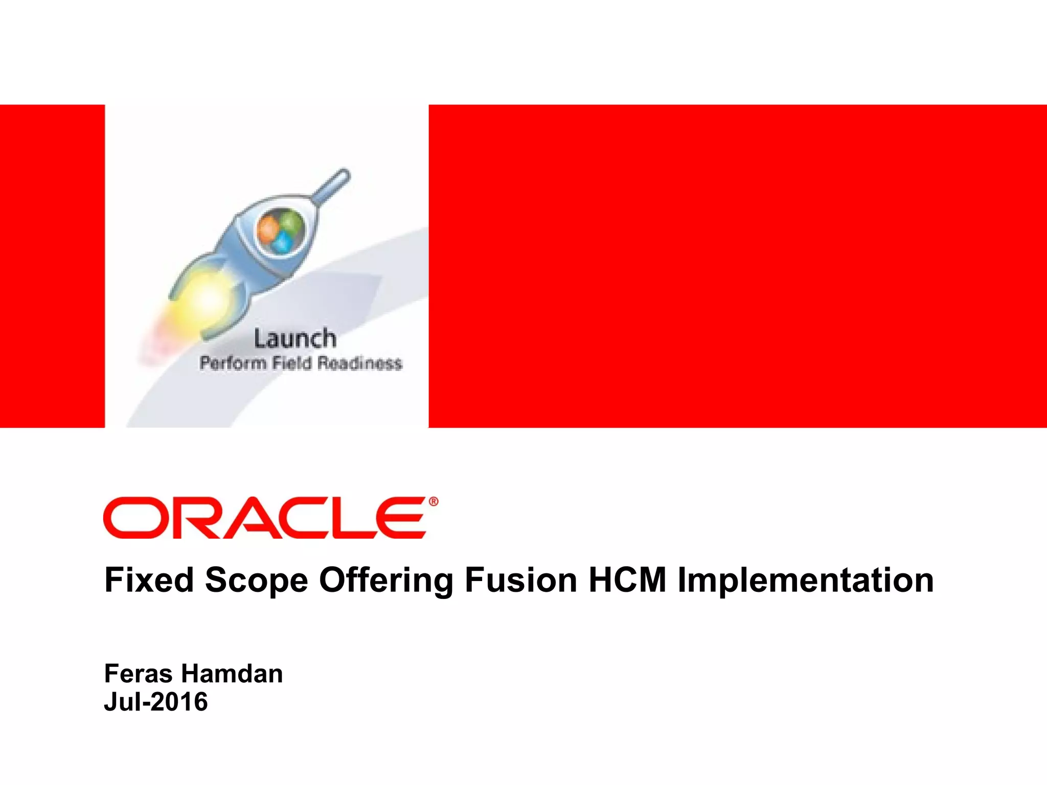 Fusion hcm-presentation-final version | PPT