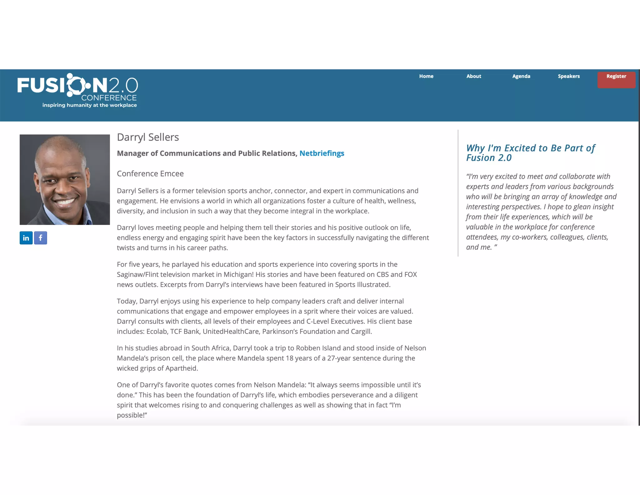 Fusion 2.0 Conference Bio | PDF