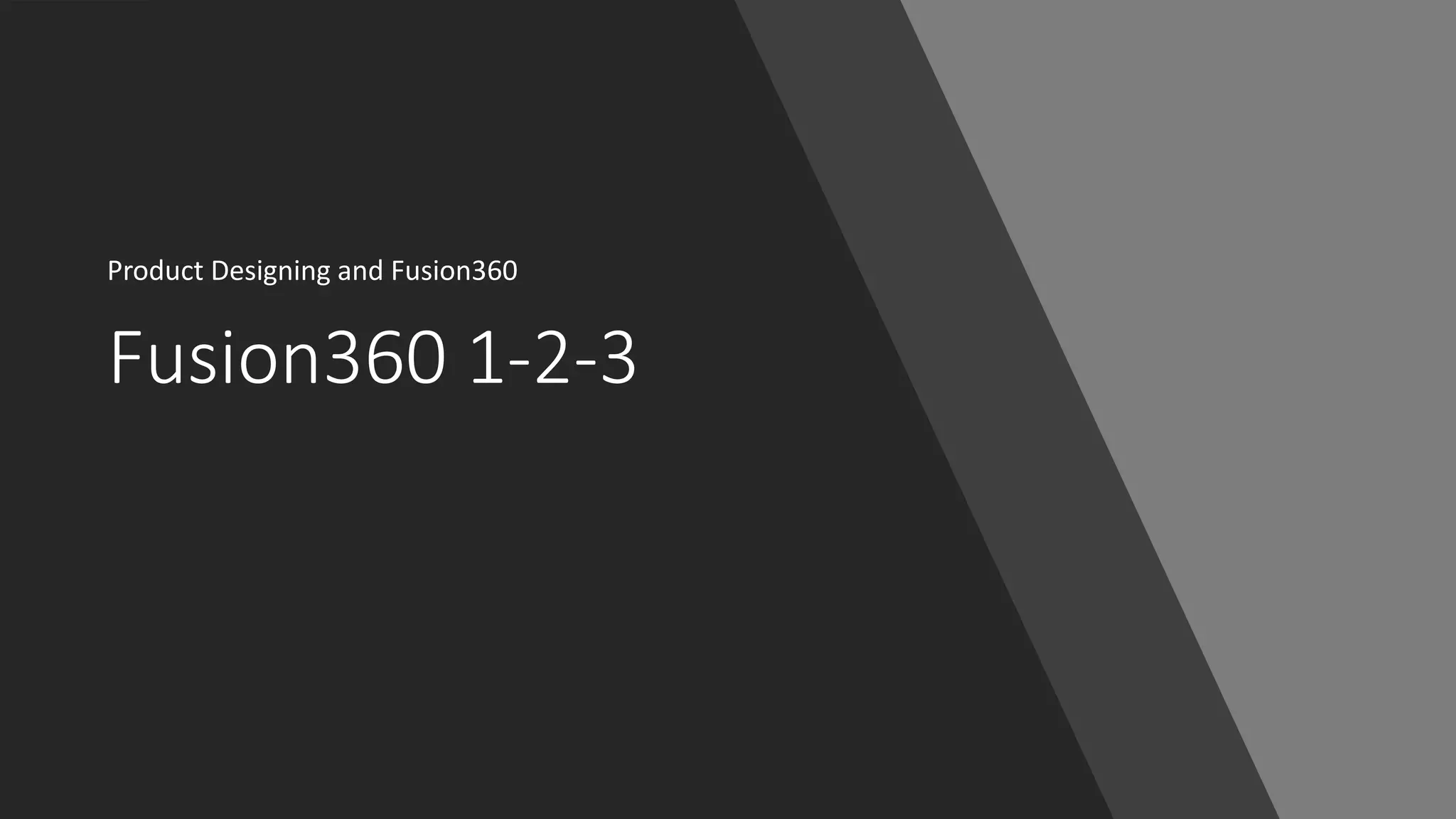 Fusion360 a guide to freeform modelling | PPTX