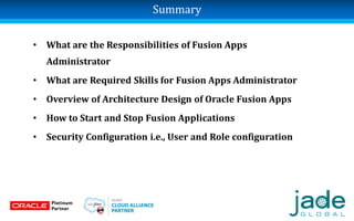 Fusion Applications Administration Overview | PPT
