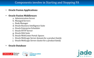 Fusion Applications Administration Overview | PPT