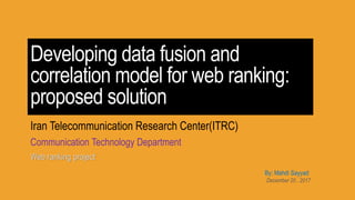 Data Fusion model for web analytics | PDF
