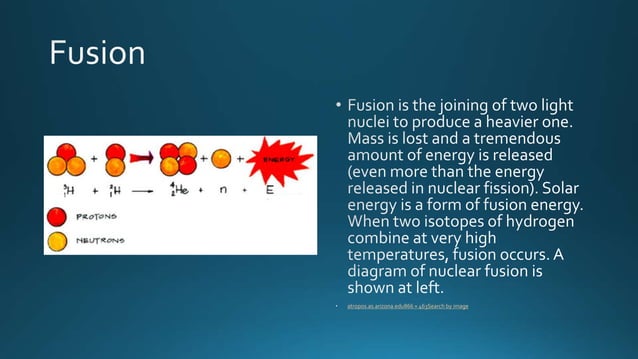 Fusion and fission | PPT