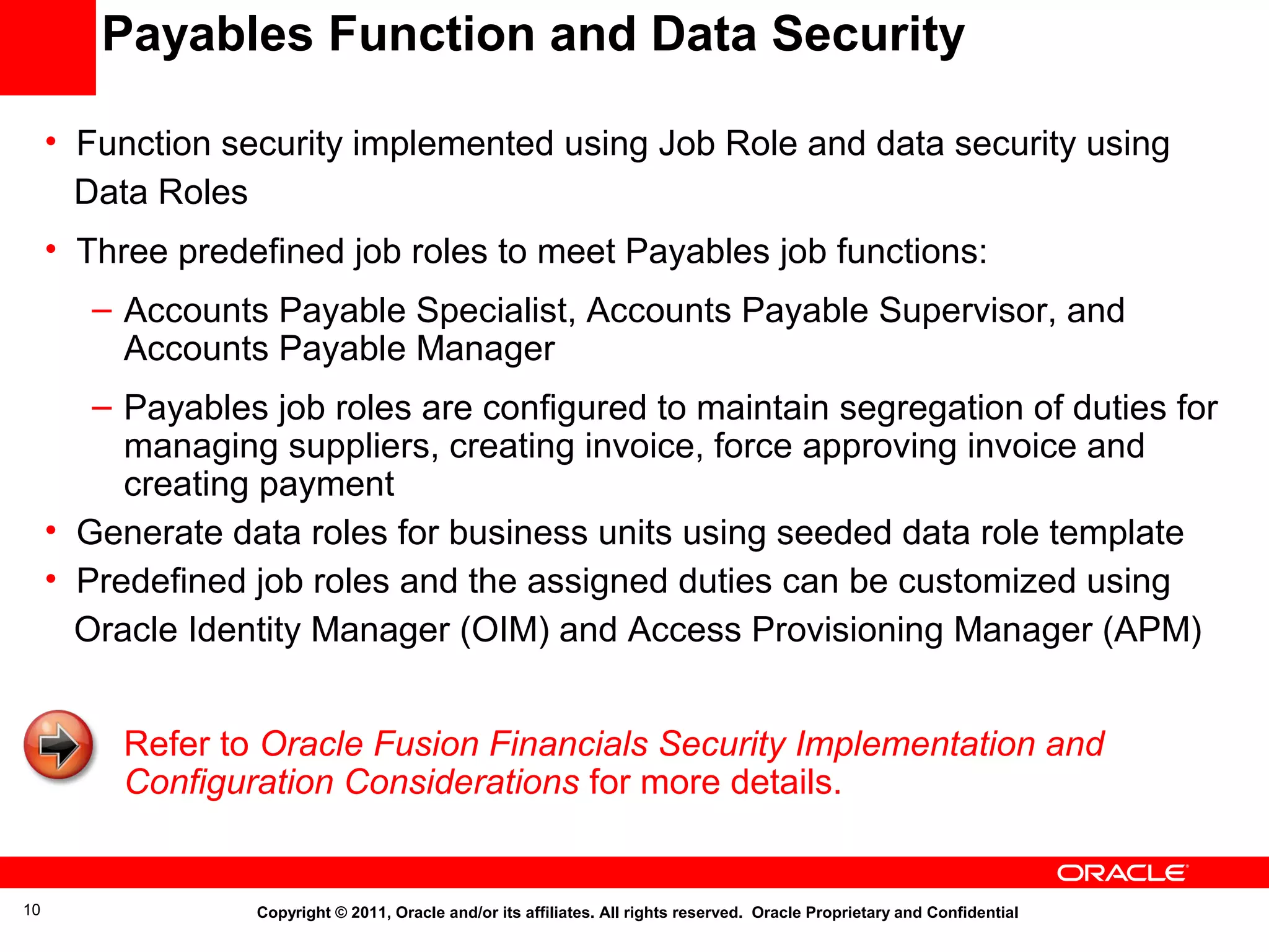 Oracle Fusion Applications Accounts Payables | PPT