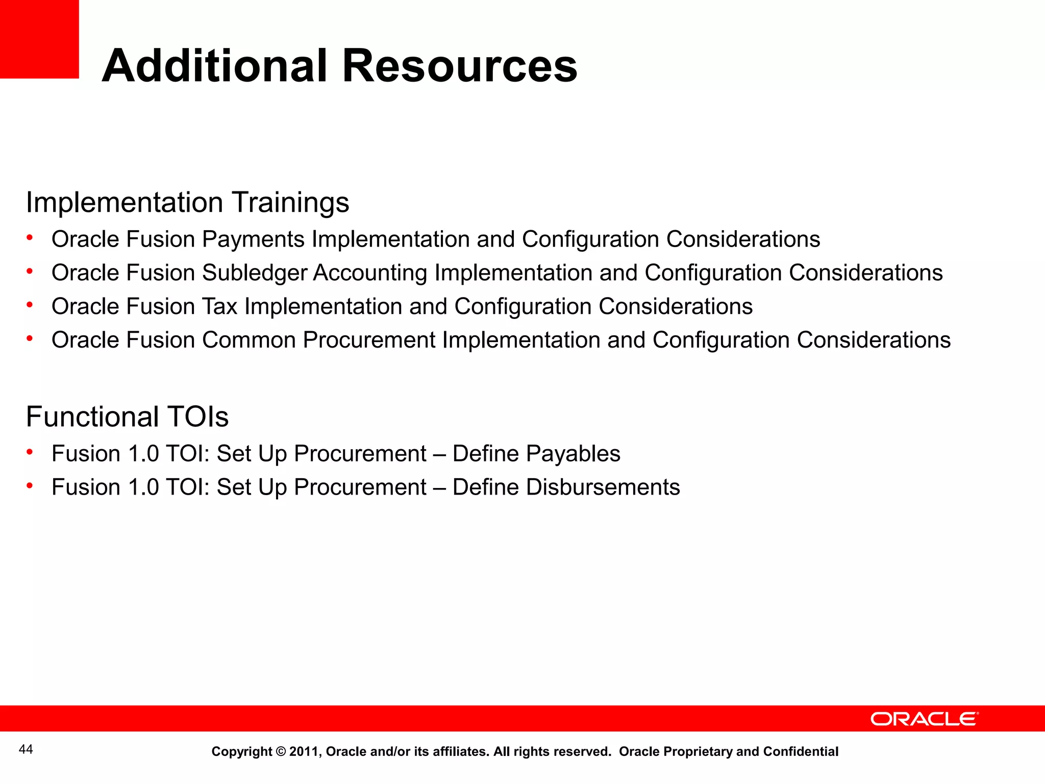 Oracle Fusion Applications Accounts Payables | PPT
