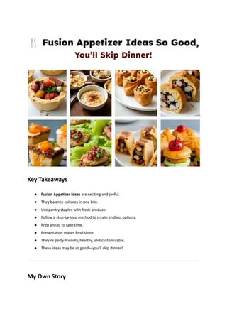 🍴 Fusion Appetizer Ideas So Good, You’ll Skip Dinner!.pdf