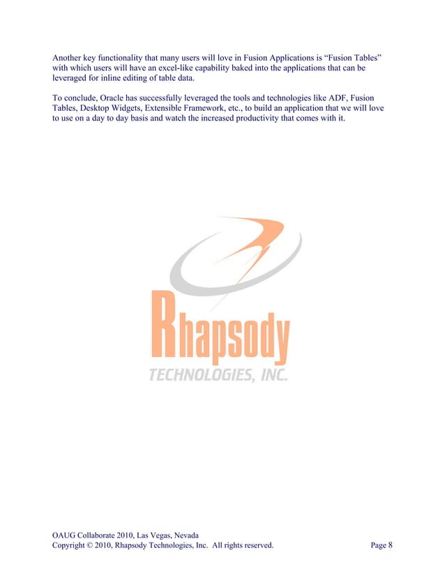 Oracle Fusion Applications 101 | PDF