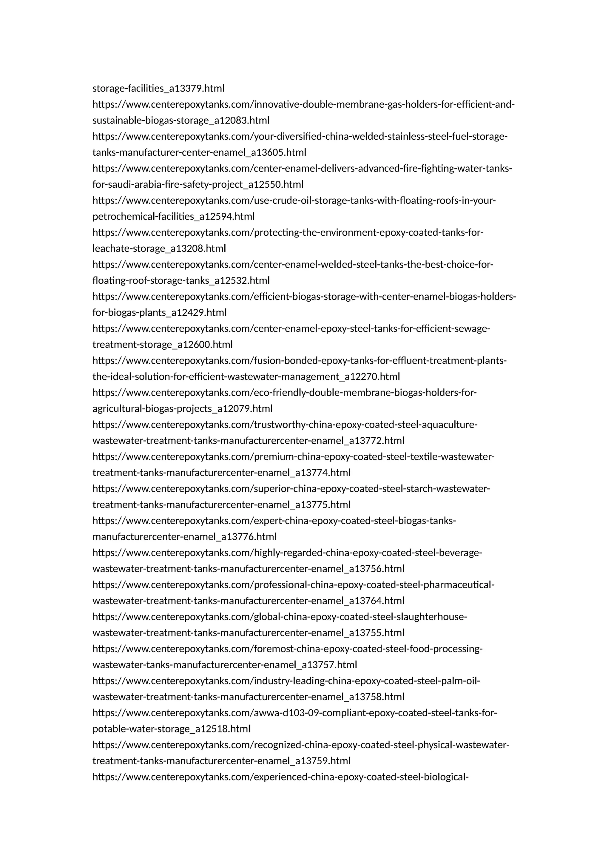 Fusion Bonded Epoxy Tanks for Palm Oil Wastewater Treatment Containing ...