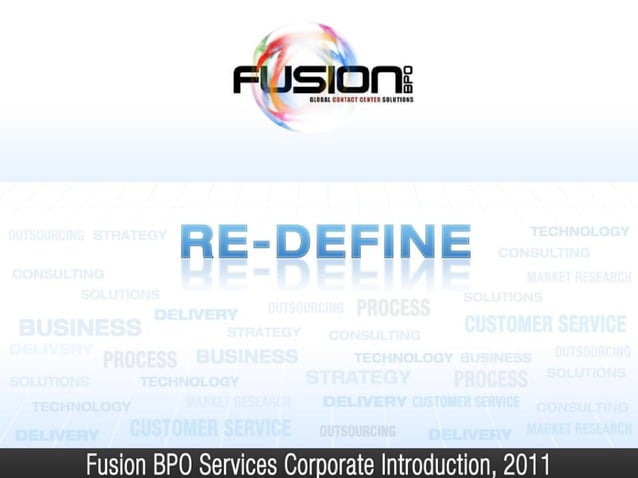 Fusion Bpo Services- Corporate profile | PPT