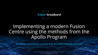 Implementing a modern Fusion Centre | PDF