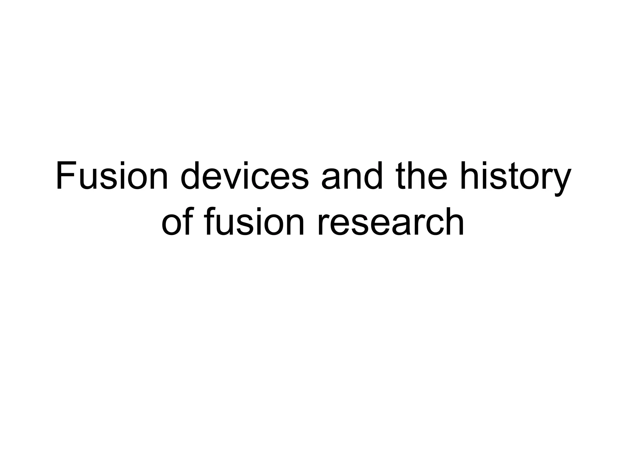 Fusion devices history | PPT