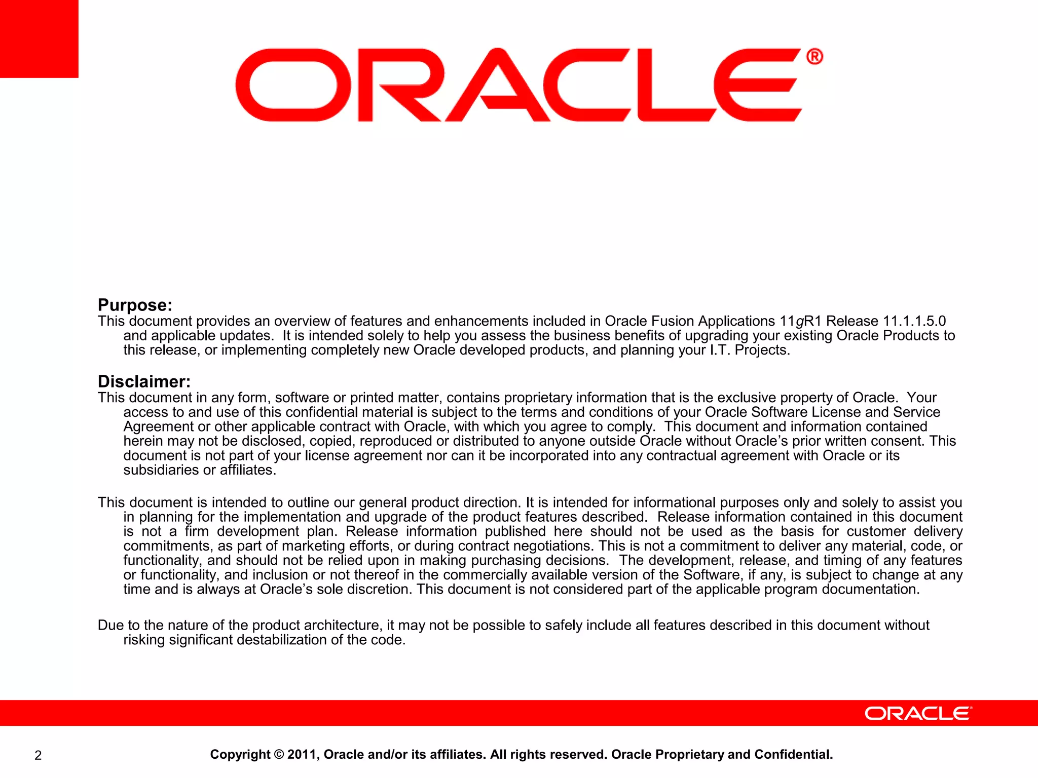 Oracle Fusion Financials Overview | PPT