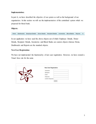 Fusion Blood Bank Management System Implementation | DOCX