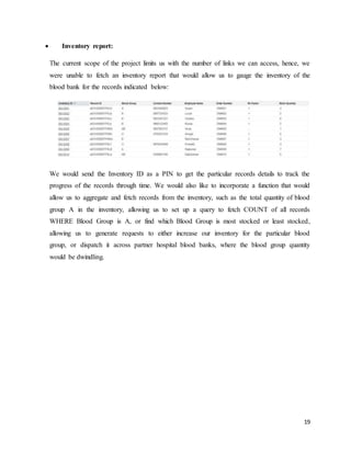 Fusion Blood Bank Management System Implementation | PDF