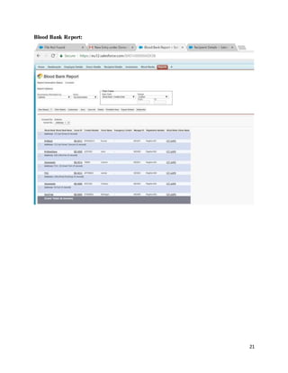 Fusion Blood Bank Management System Implementation | DOCX