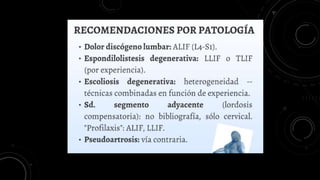 Fusion intersomatica lumbar.pptx