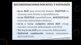 Fusion intersomatica lumbar.pptx