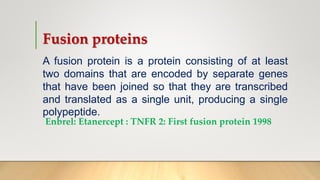 FUSION PROTEINS IN DIAGNOSTIC AND THERAPEUTICS.pptx