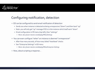 Setting up and Using the FusionReactor Enterprise Dashboard Webinar Slides | PPT