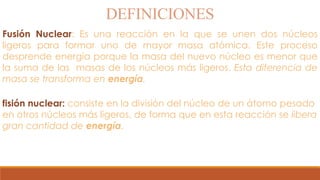 Fusion y fision | PPTX
