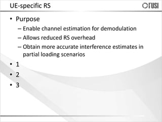 Reference Signal for LTE-Advanced | PPTX