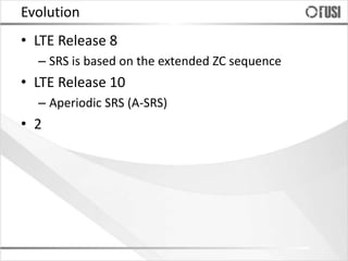 Reference Signal for LTE-Advanced | PPTX