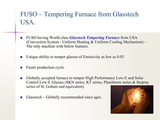 Fuso Glass India Presentation | PDF