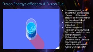 Fusion energy | PPTX