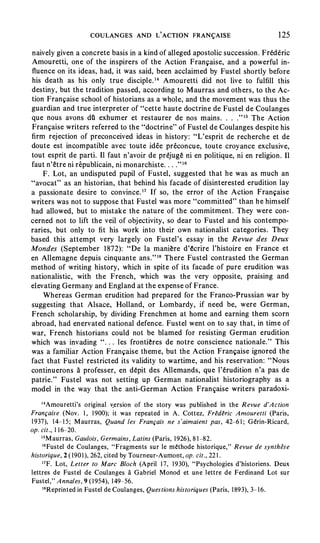 Fustel de coulanges and the action francaise | PDF
