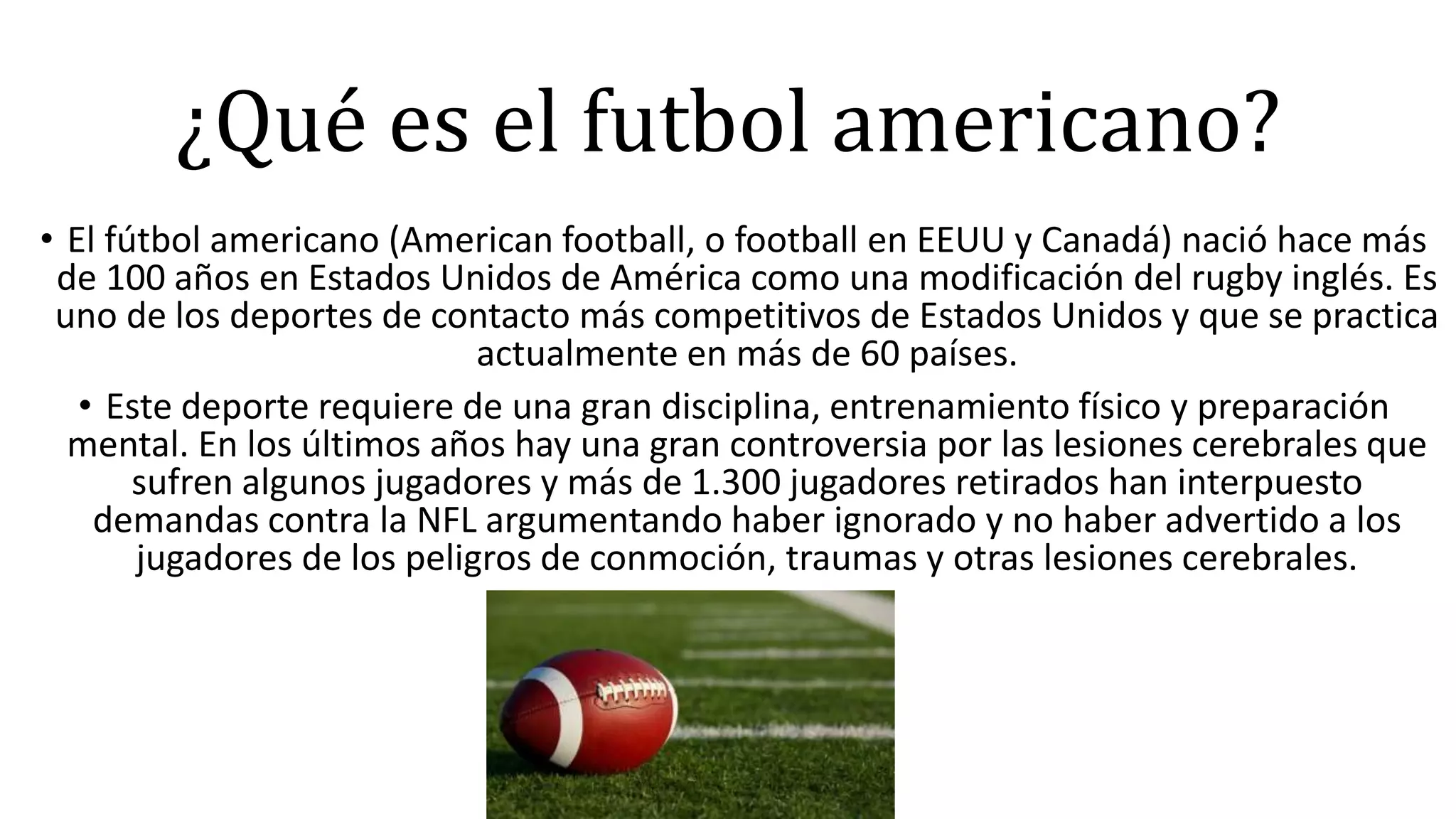 Futbol americano | PPT