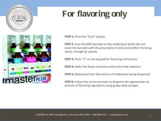 FLAVORx University - Fillmaster Plus | PPT