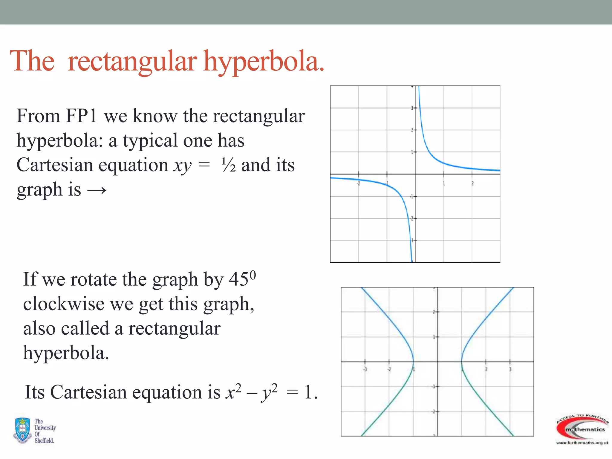 Futher pure mathematics 3 hyperbolic functions | PPTX