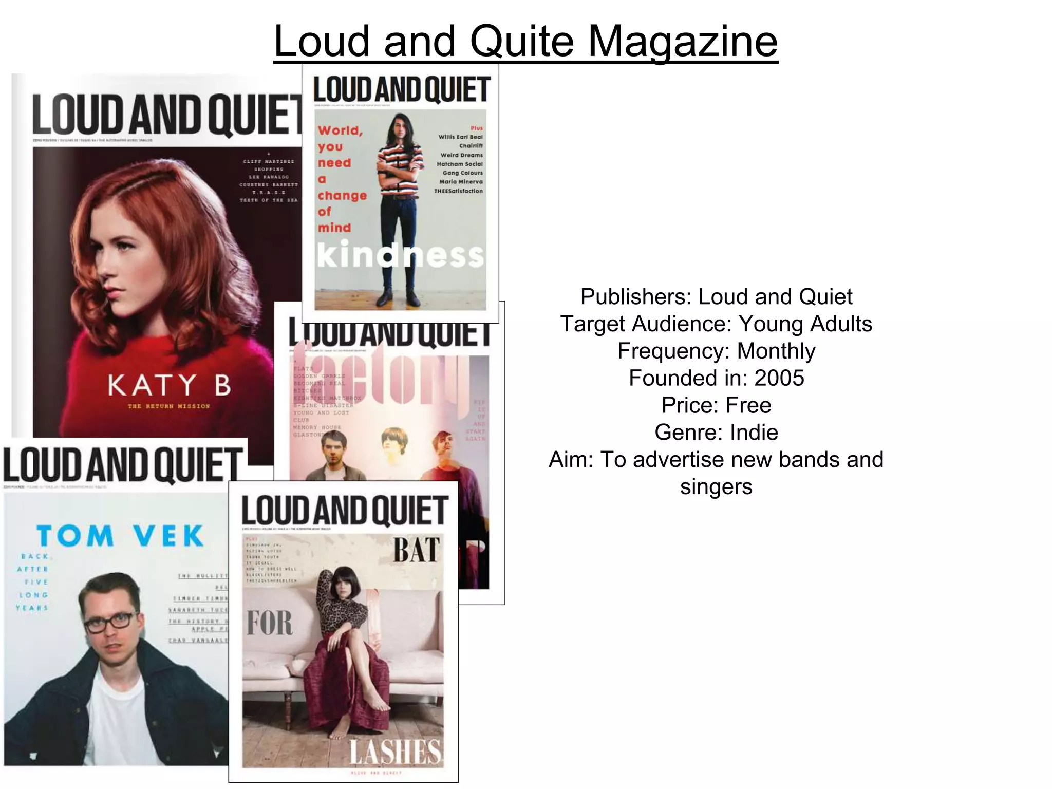 Further Magazine Research | PPTX | Adult Contemporary Music | Music