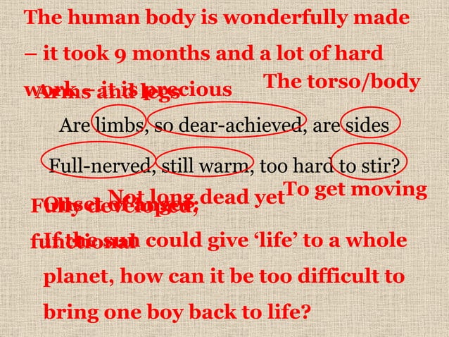 Analysis of the poem: Futility, by Wilfred Owen | PPT