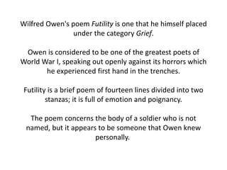 Futility revision PowerPoint | PPTX